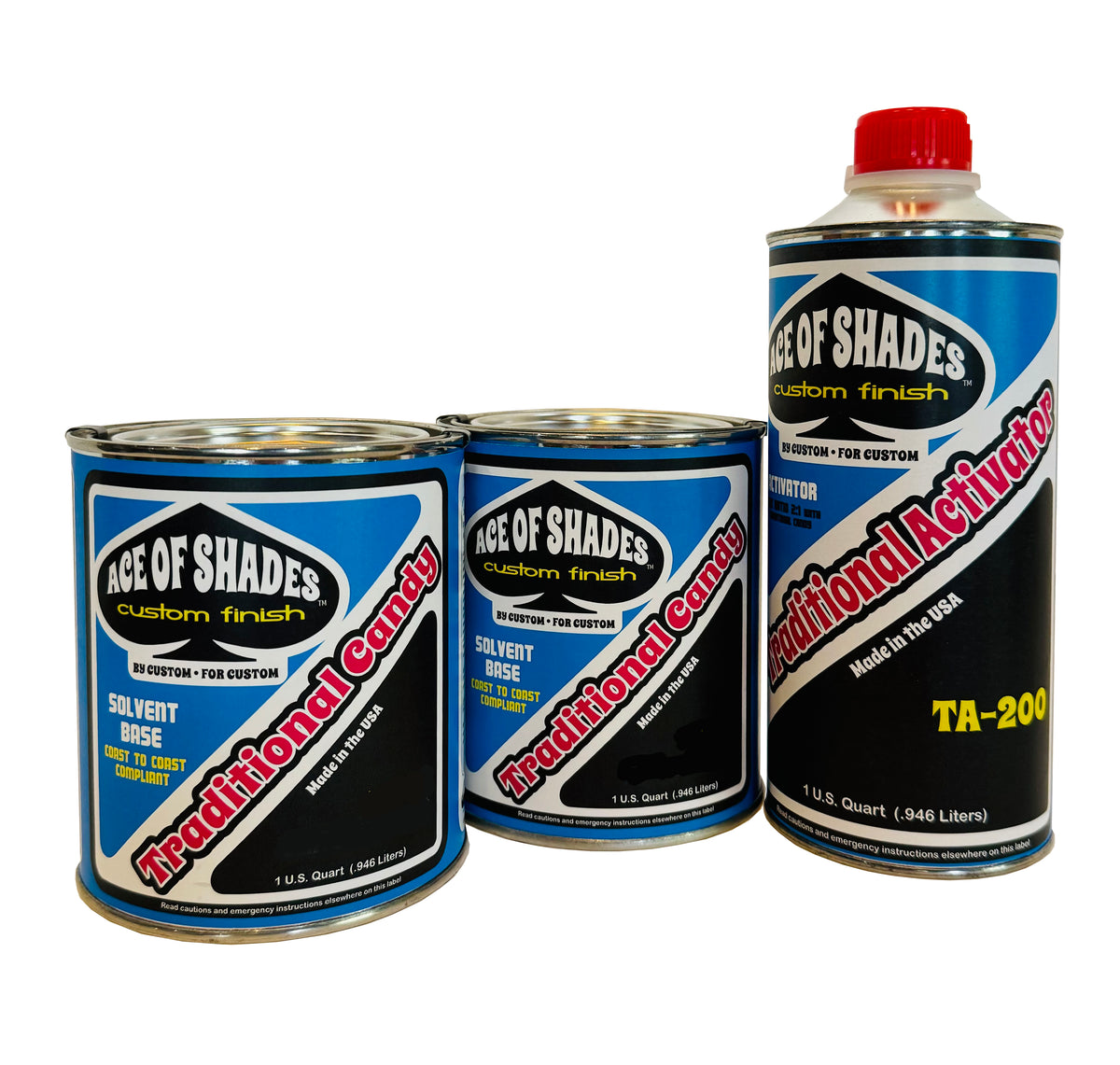 Traditional Candy - Solvent base: Double Quart Kit – Ace of Shades Paint