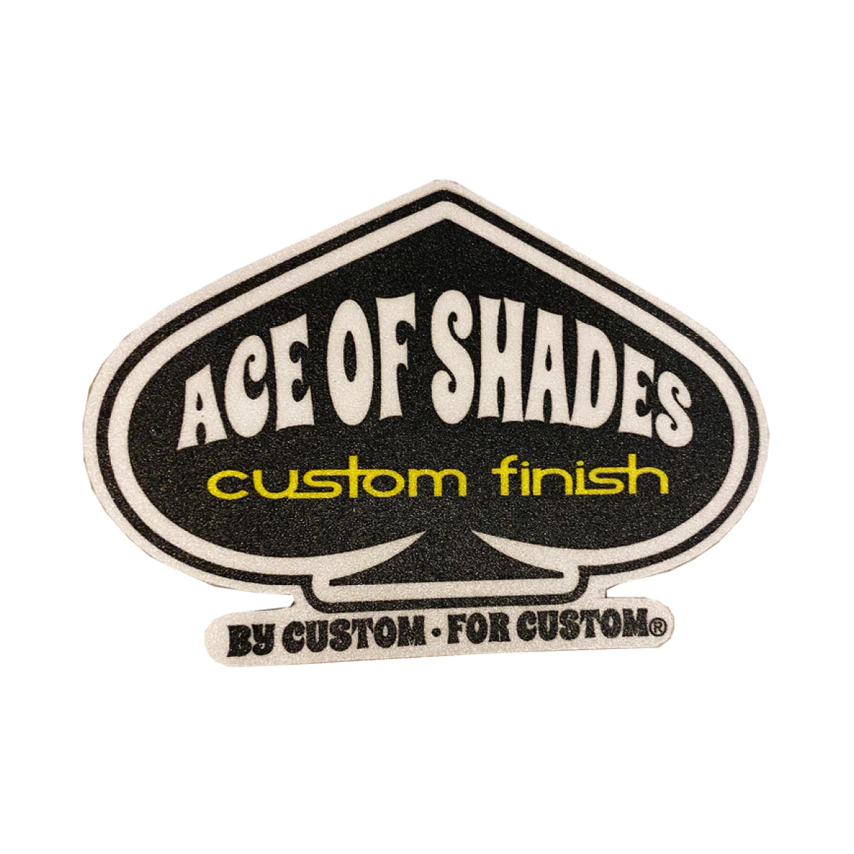 Spade Logo Sticker – Ace of Shades Paint
